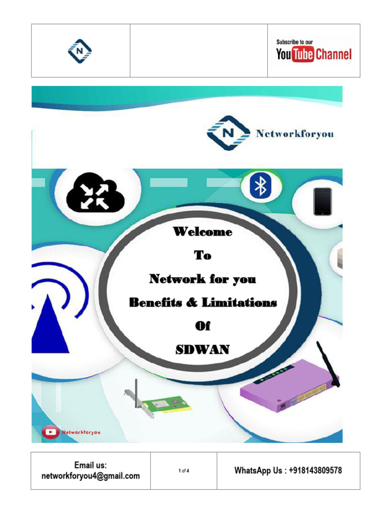 Benefits+and+Limitationsof+SD WAN | PDF | Security | Computer Security