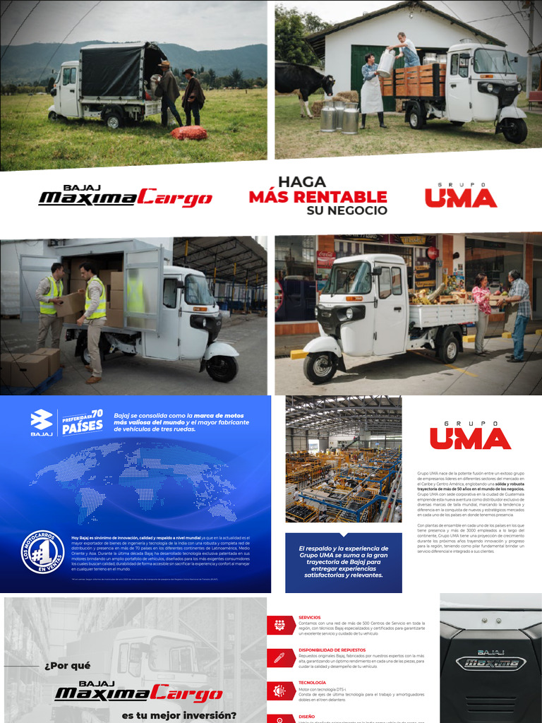 Ficha Técnica Bajaj Maxima Cargo | PDF | Estilos de carrocería ...