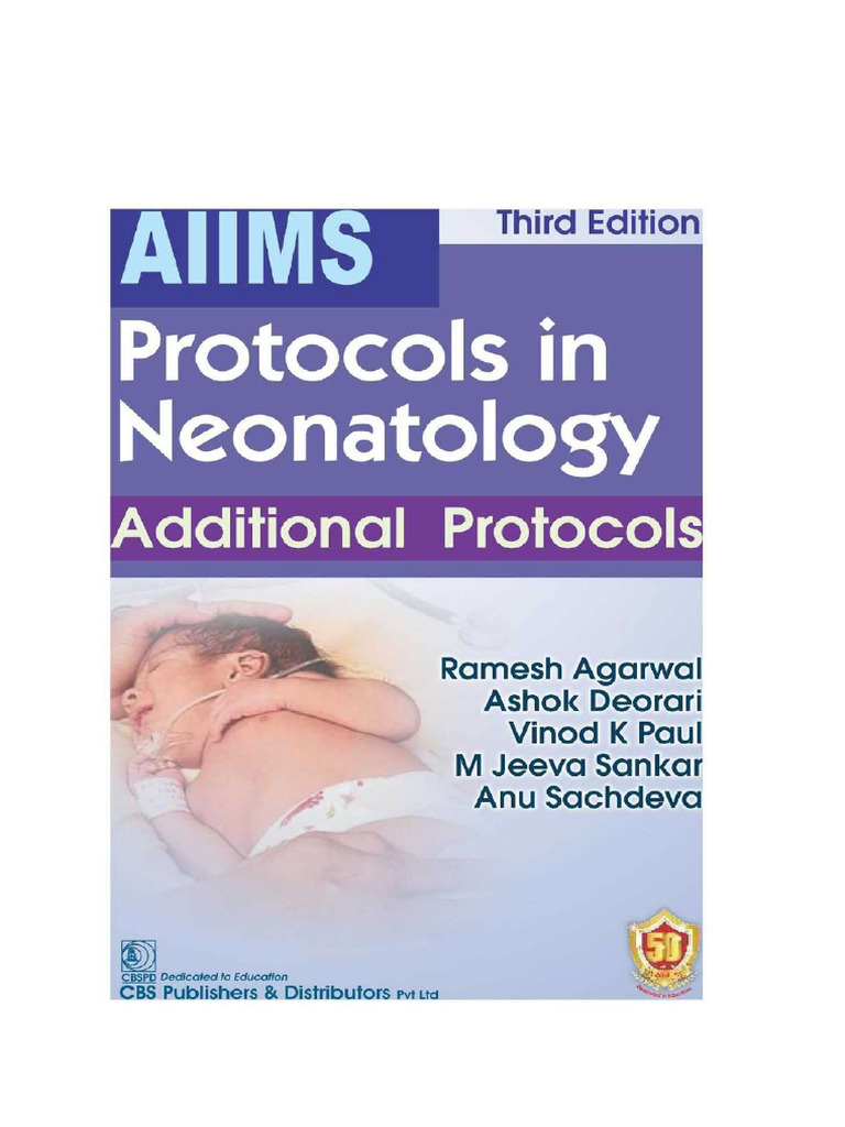 AIIMS Neonatology Additional Protocols 2024 - 3rd Ed. | PDF | Fetus | Prenatal Development
