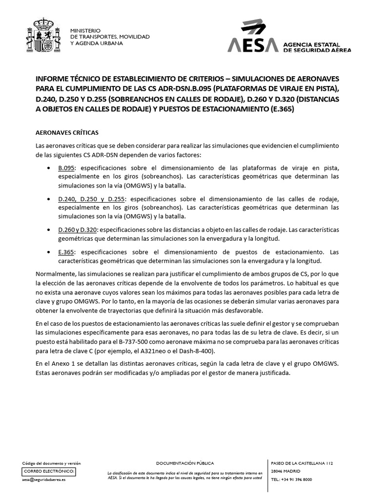 Simulaciones de Aeronaves CS ADR-DSN | PDF | Aeropuerto | Aeronave