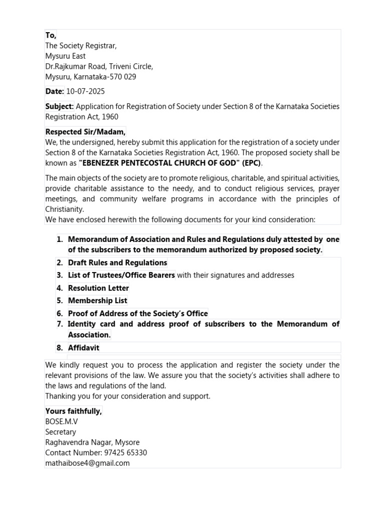 Request Letter To Registrar | PDF