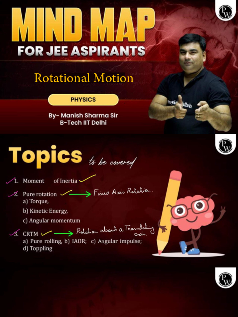 Rotational Motion - Class Notes | PDF