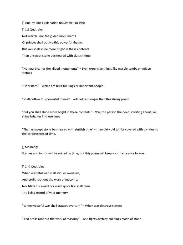 Power of Poetry Explained Simply | PDF | Poetry