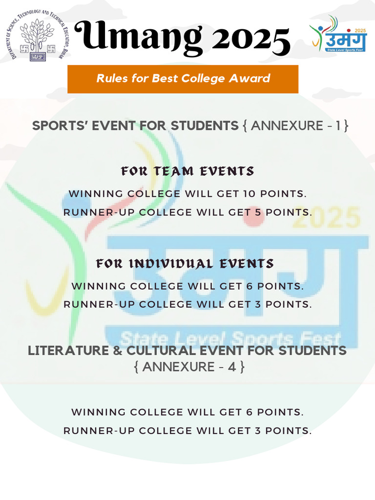 Umang Best College Award | PDF