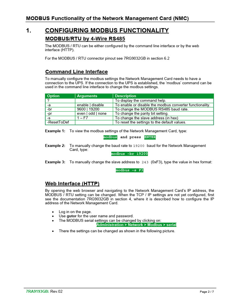 Ac Ups NMC Protocol Modbus 2 | PDF | Computer Architecture | Data Transmission