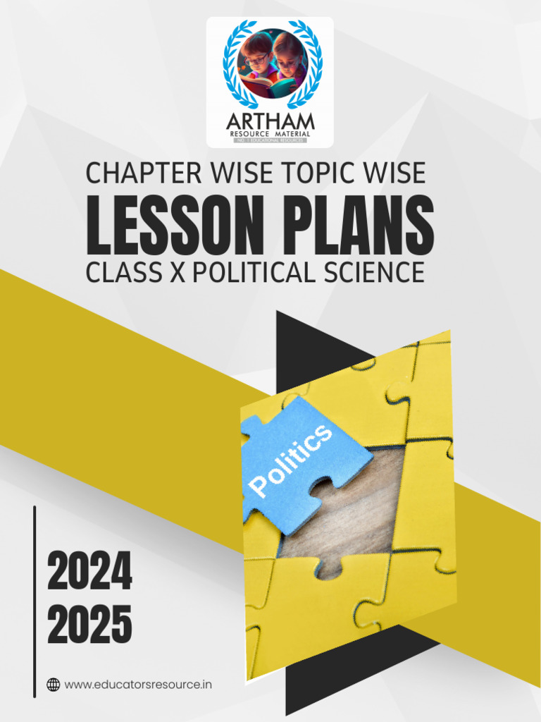 Lesson Plan Class X Pol Sci Chapter - 2 Federalism All Topic | PDF ...