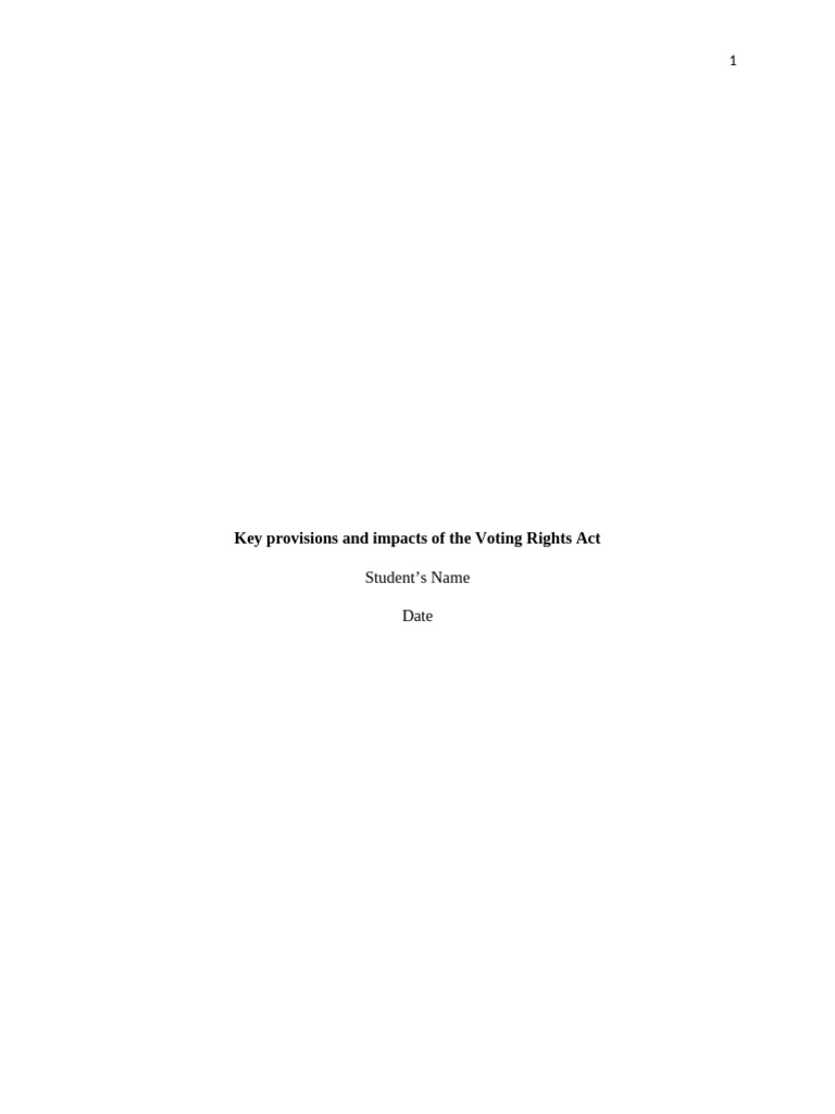 Legal Research and Writing | PDF | Voting Rights Act Of 1965 | Voting ...