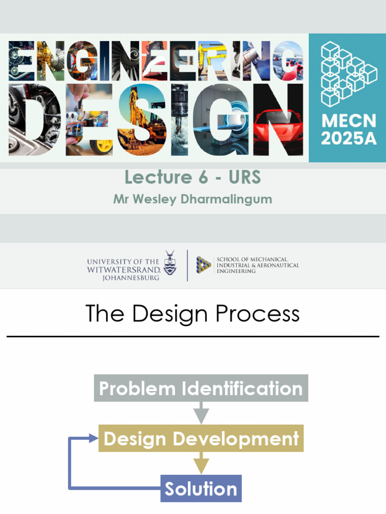 2025 Lecture 6 - URS - Ulwazi | PDF | Specification (Technical Standard)