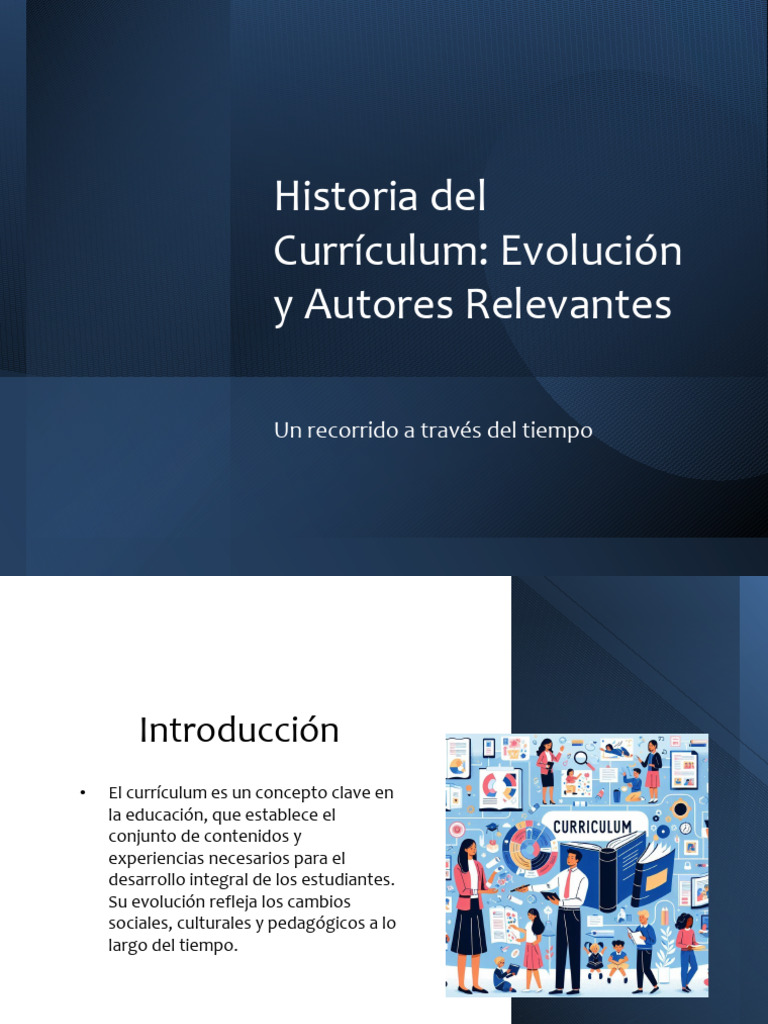 Evolución del Currículum a lo Largo del Tiempo | PDF | Plan de estudios ...