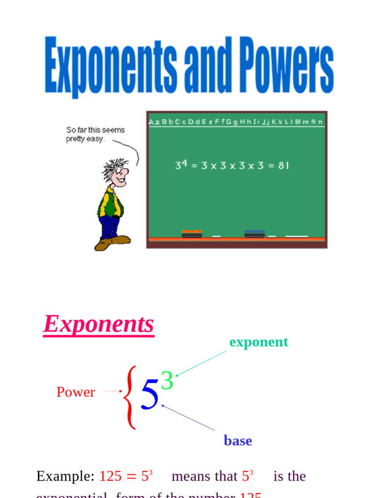 CH 13 Exponents and Powers 3 | PDF | Multiplication | Exponentiation