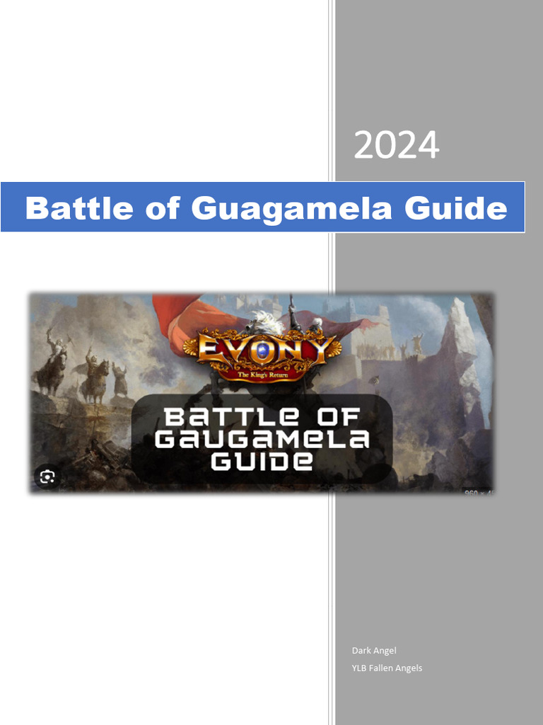 Battle Of Gaugamela Evony