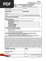 Unisa DSAR02 Form | PDF