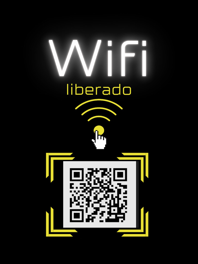 Documento A4 Wifi QR Code Azul PDF | PDF