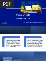 Grade 11 Octnov 2023 Afrikaans p3 | PDF