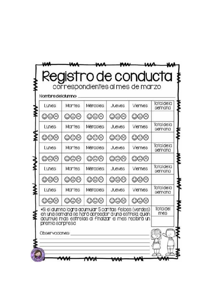 Registro de Conducta | PDF