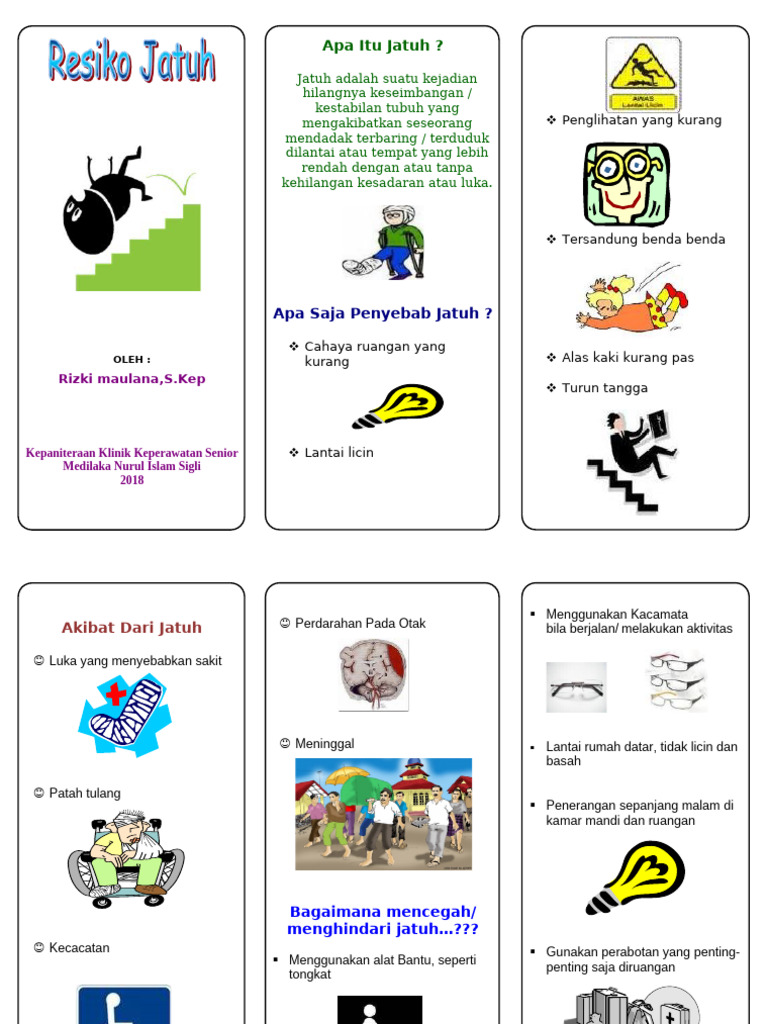 Leaflet Resiko Jatuh | PDF