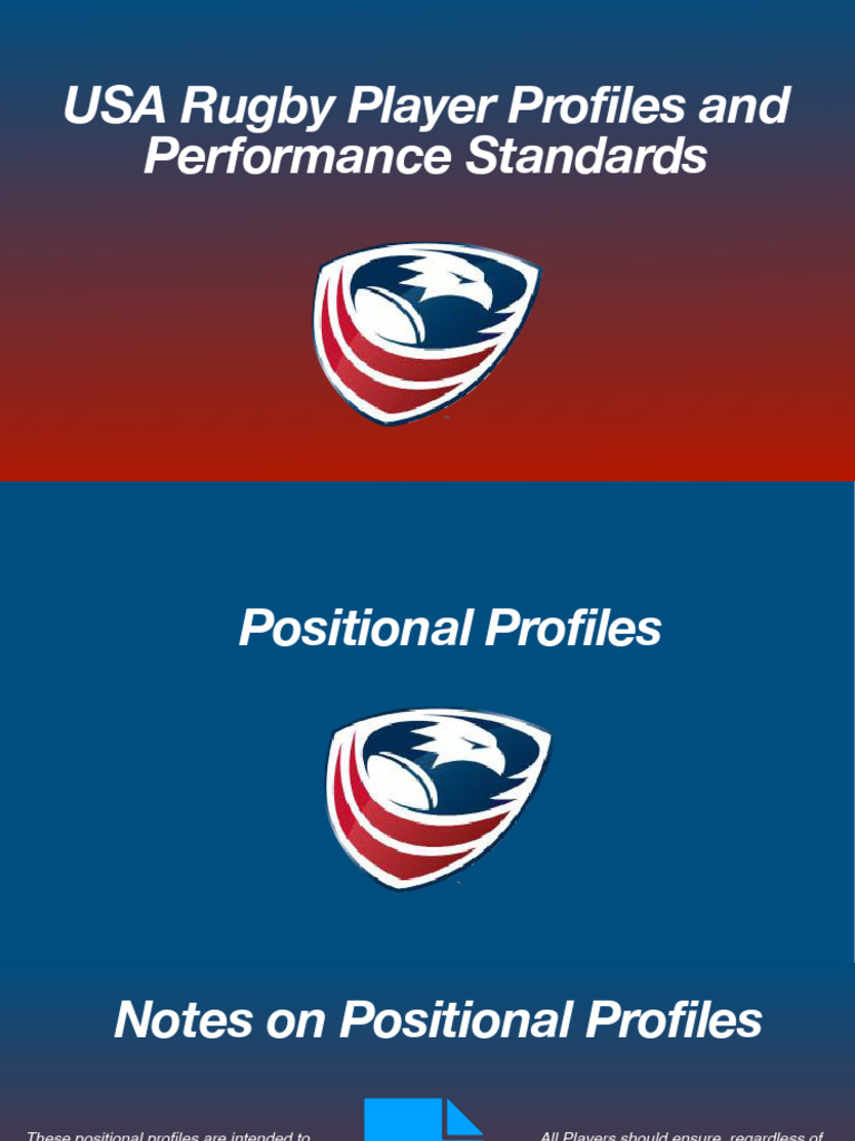 USA Rugby Player Profiles & Standards | PDF | Rugby Football | Sports ...