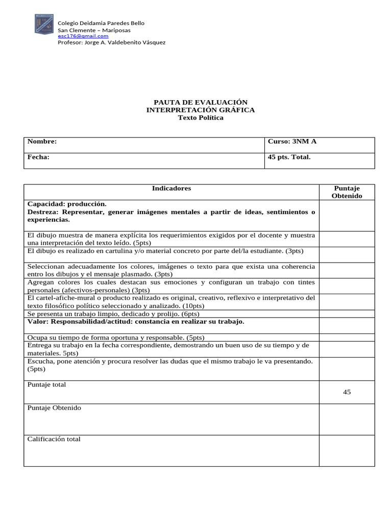 Analisis Texto Politico - DPB | PDF