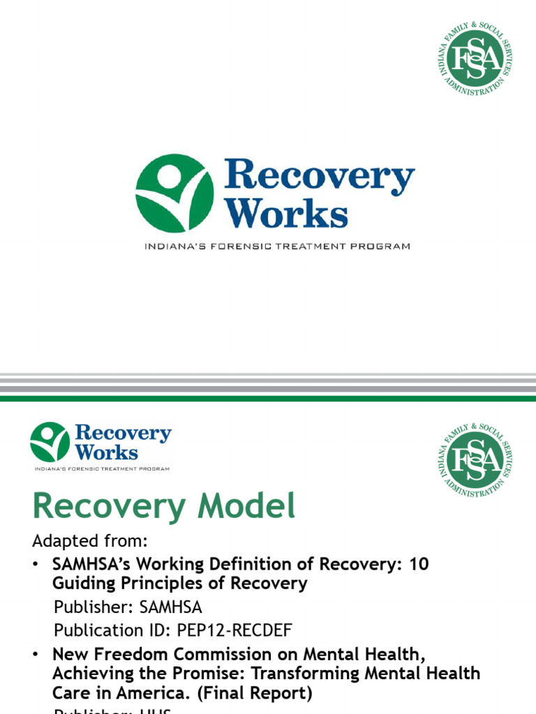 Understanding the Recovery Model | PDF | Mental Health | Psychological ...
