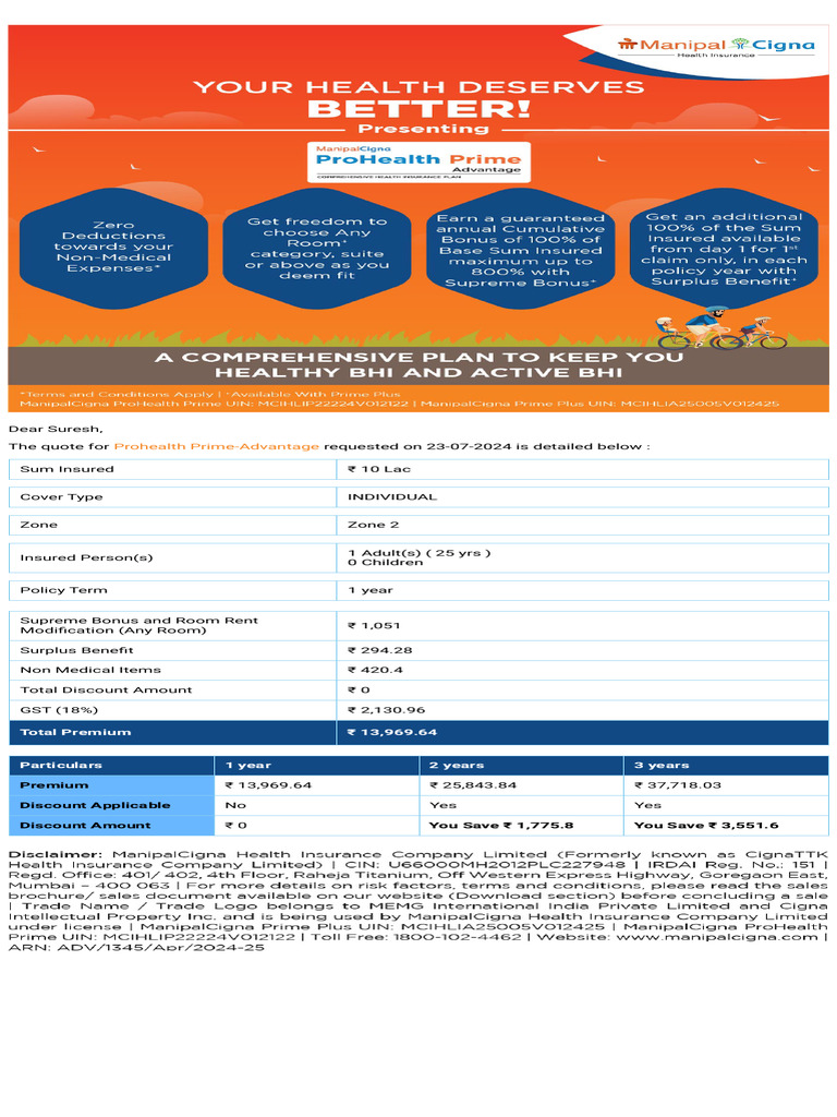 Premium Summary Suresh | PDF