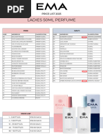 Fine Fragrance Price List | PDF | Perfume | Brand