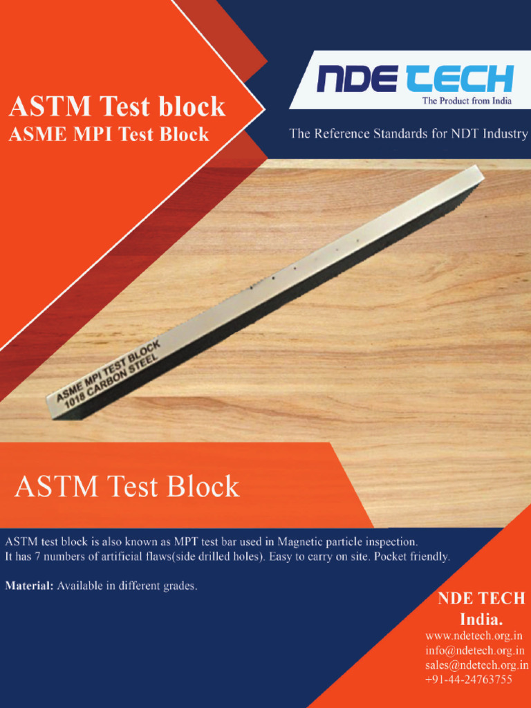 ASTM Test Block | PDF