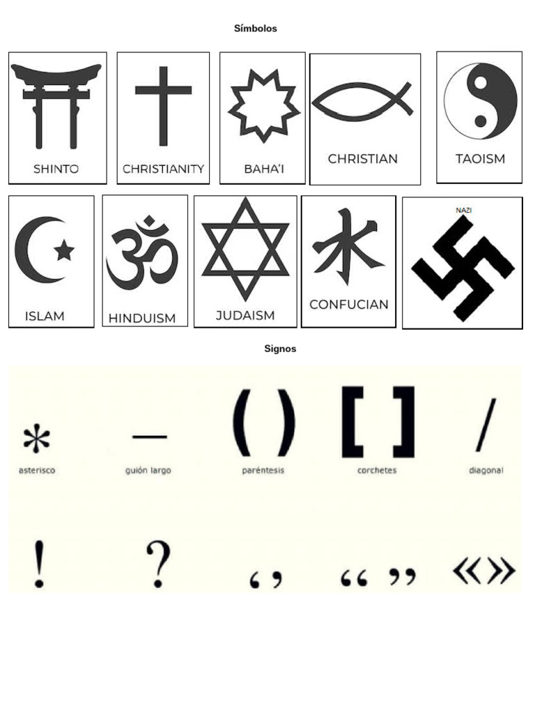 Simbolos Signos e Iconos | PDF