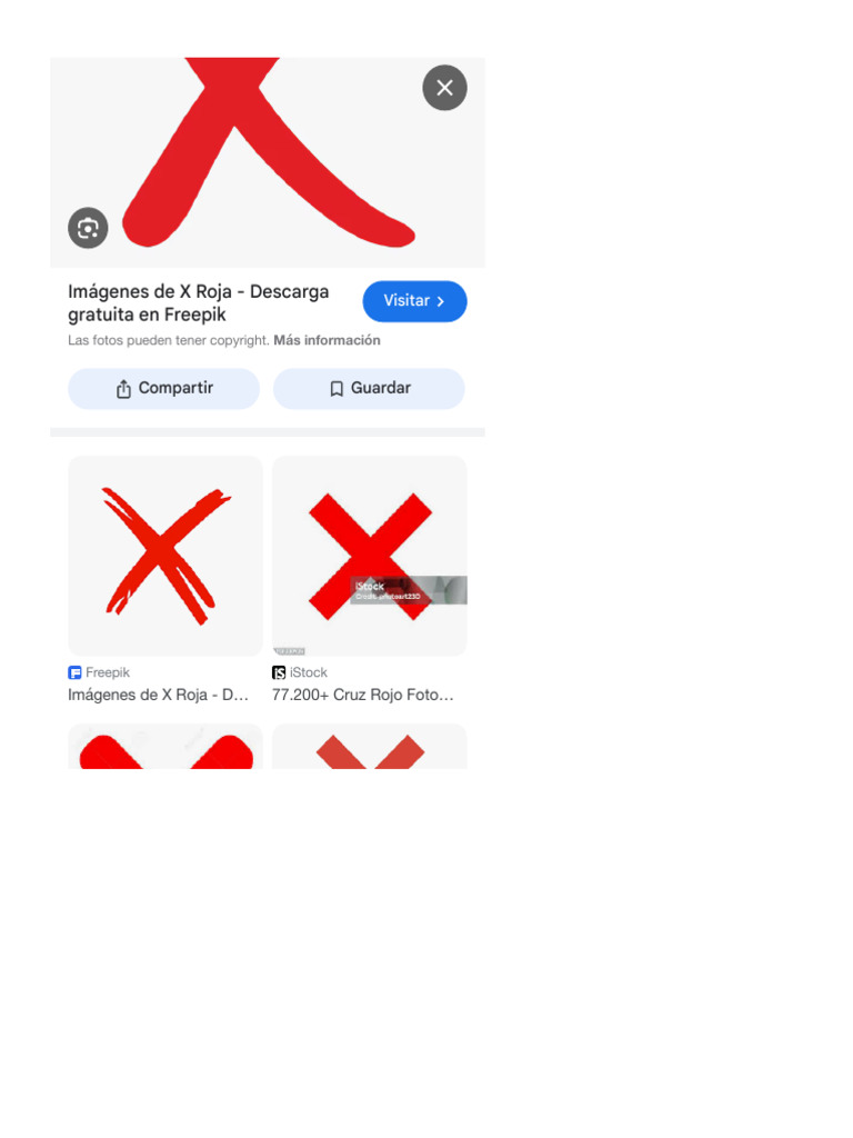 Equis Roja Fondo Blanco | PDF