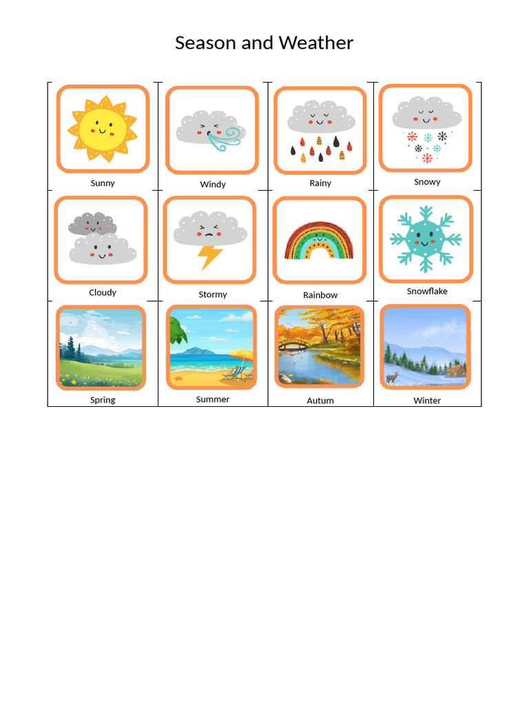 Season and Weather | PDF