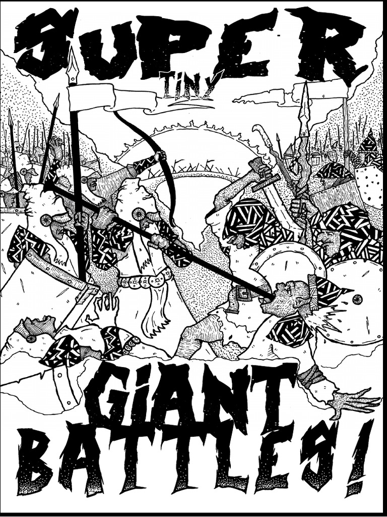 Supertiny Giant Battles Rules PDF | PDF | Cavalry | Infantry