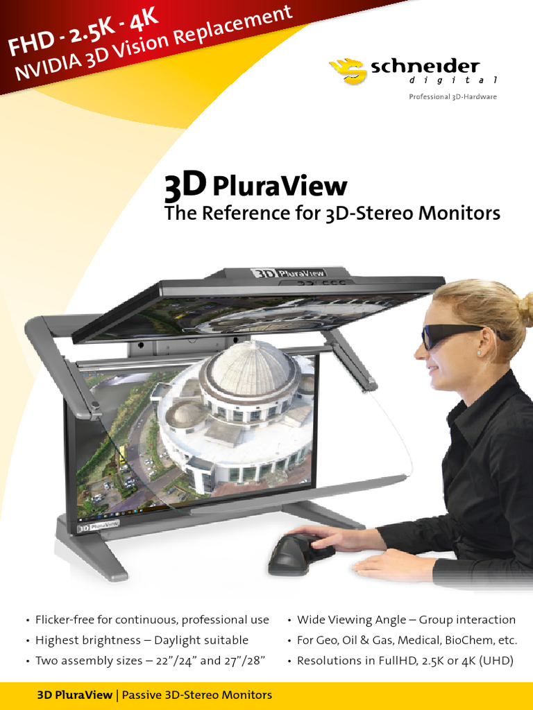 БРОШУРА schneider-digital-3d-pluraview-family-folder-en | PDF | Stereoscopy | Graphics ...