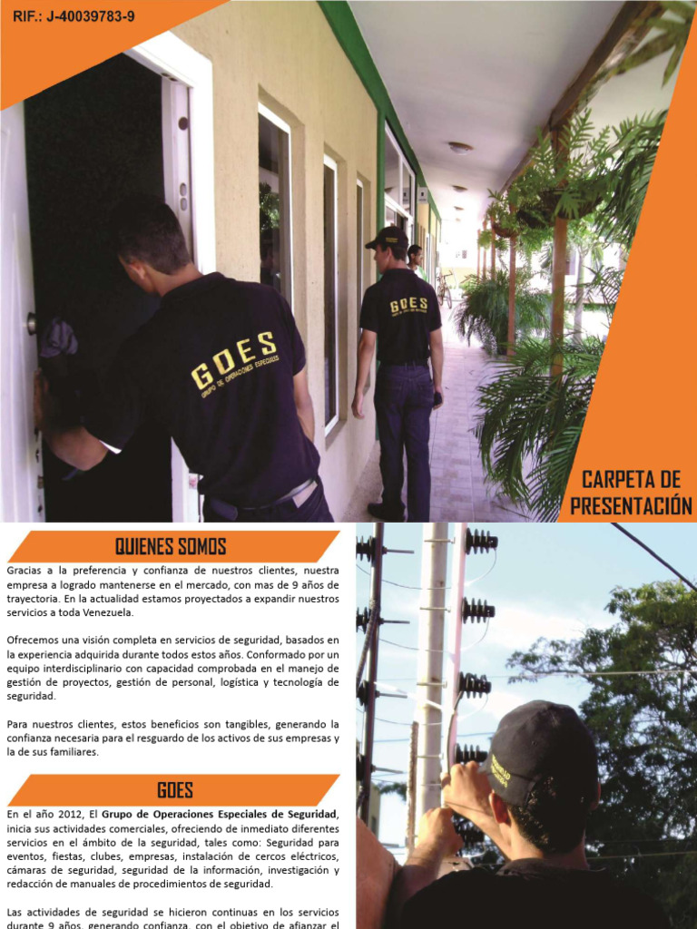 Brochure GOES | PDF | Business | Valores