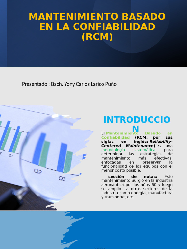 Mantenimiento Basado en La Confiabilidad (RCM) | PDF | Ingeniería de confiabilidad