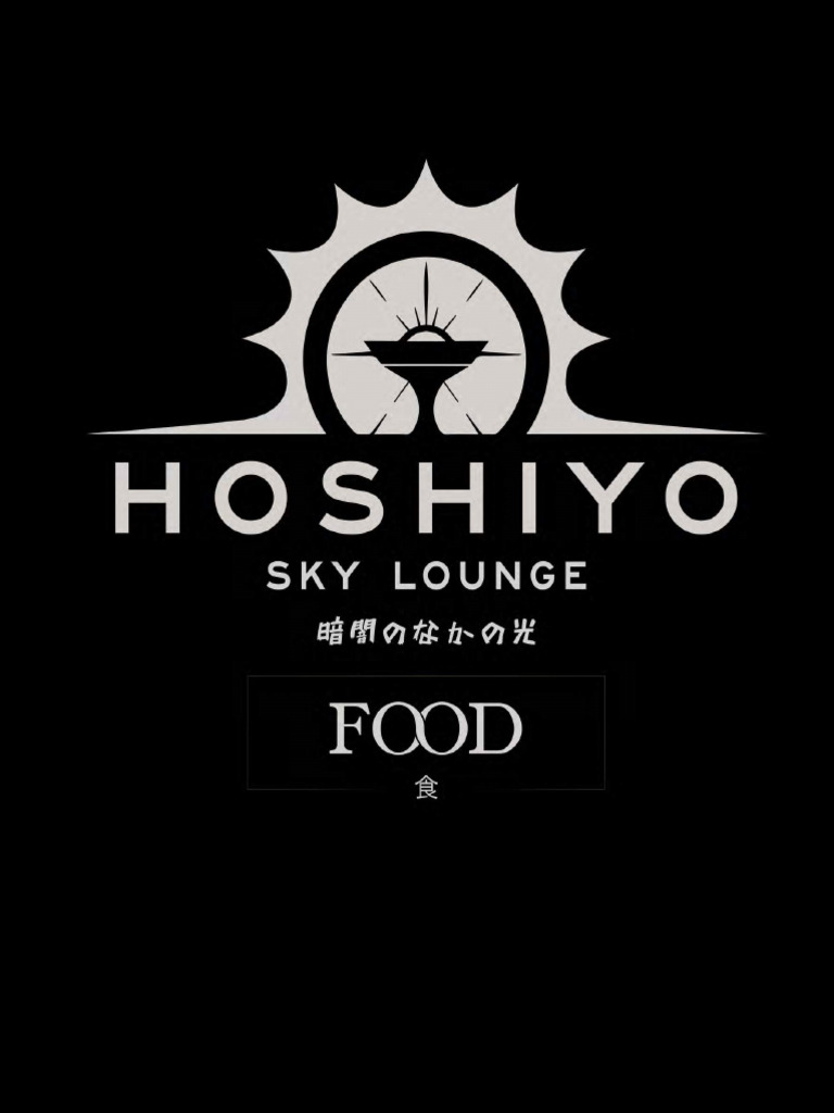 Hoshiyo Menu | PDF