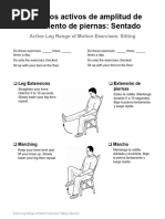 Active Leg Rom Sitting | PDF