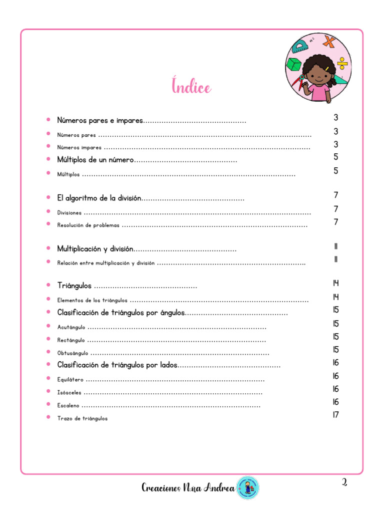 4° Matemáticas - Librito - Marzo | PDF | División (Matemáticas) | Triángulo