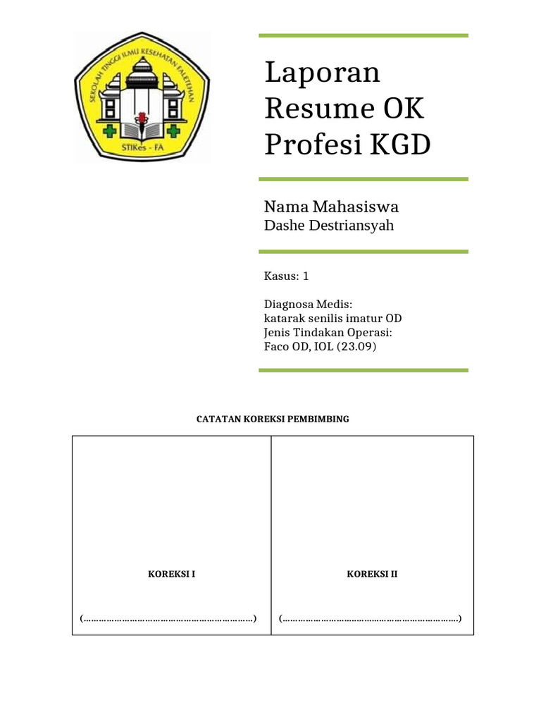 Resume Ods Mata (Dashe D) | PDF