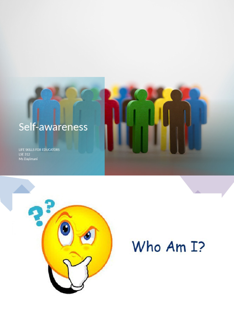 Enhancing Self-Awareness Skills | PDF | Self Awareness | Self Esteem