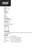 13 Day Diet Plan | PDF