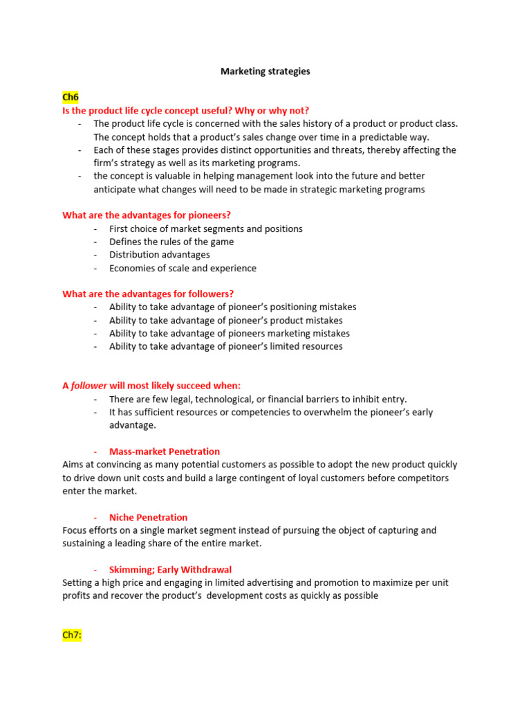 Marketing Strategies Final | PDF | Marketing Strategy | Marketing