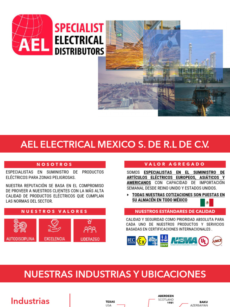 AEL Electrical Mexico PDF | PDF | Fusible (Eléctrico) | Cambiar