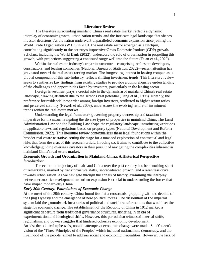 Economic Growth and Urbanization in Mainland China | PDF | Chinese ...