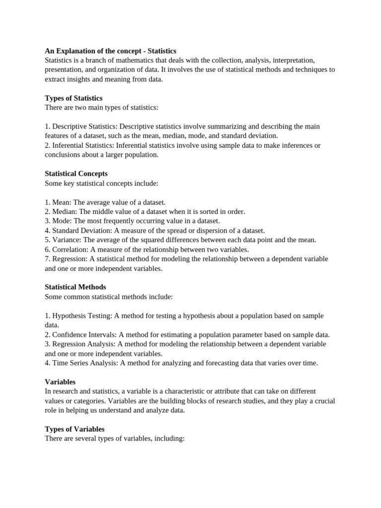 Statistics in Social Science | PDF | Statistics | Hypothesis