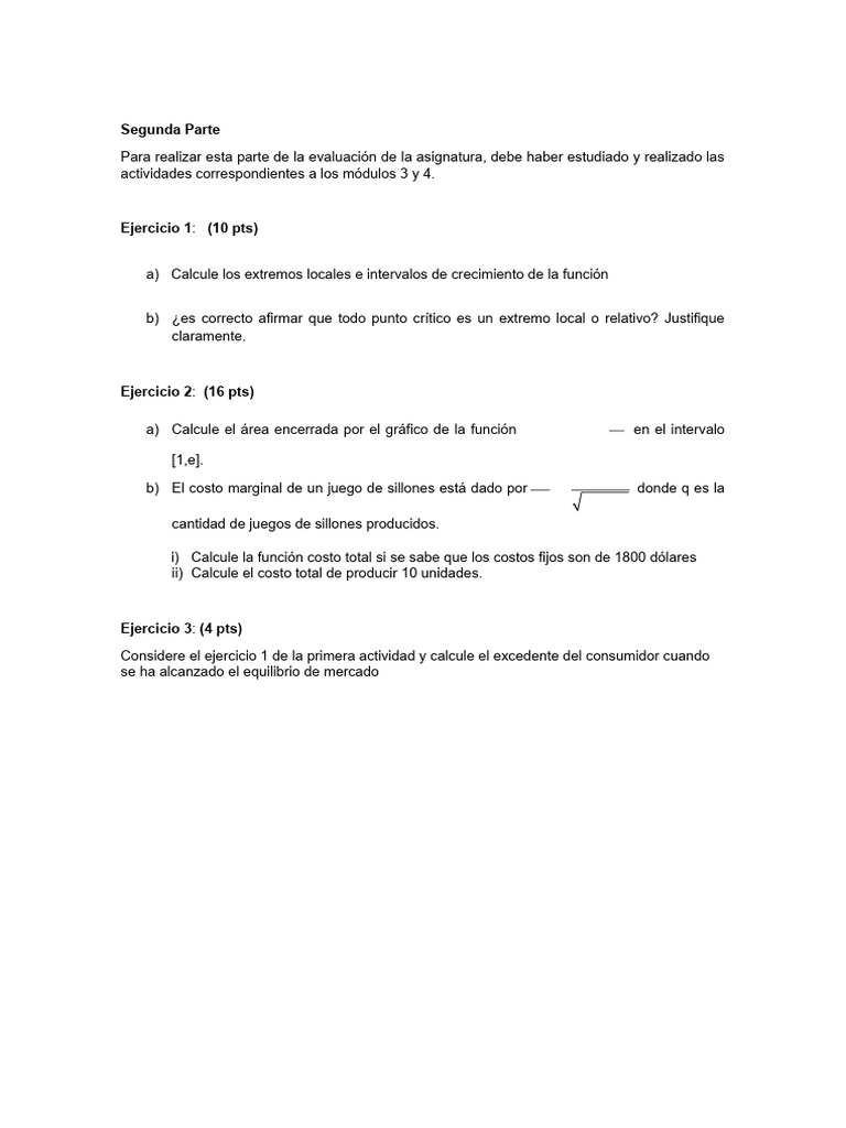 Segunda Parte | PDF