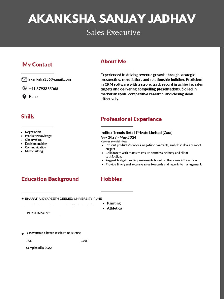 Akanksha Resume | PDF