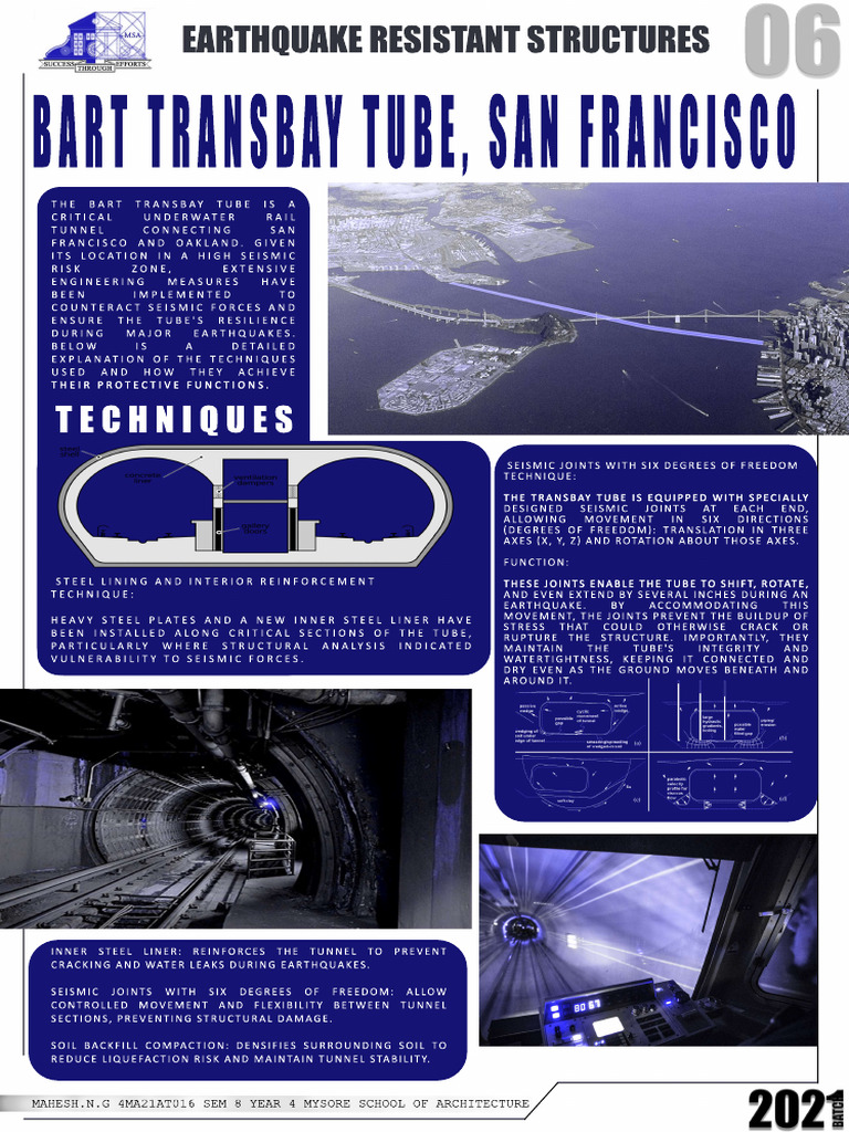 Seismic Resilience of BART Transbay Tube | PDF | Earthquakes ...