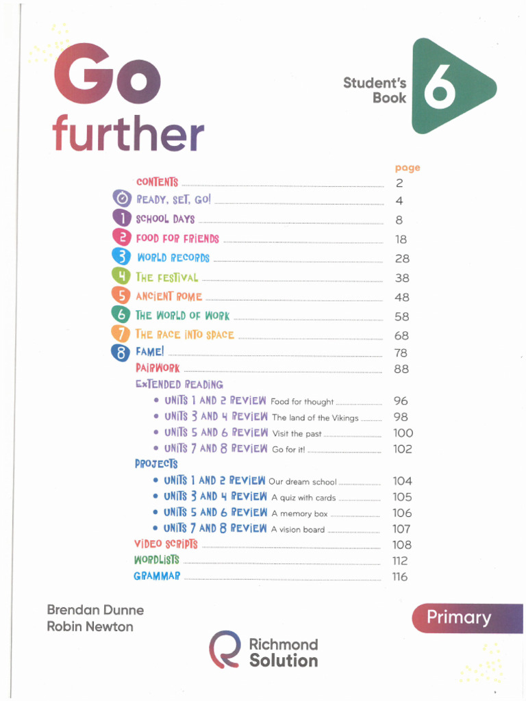 GO FURTHER 6 - Student Book | PDF