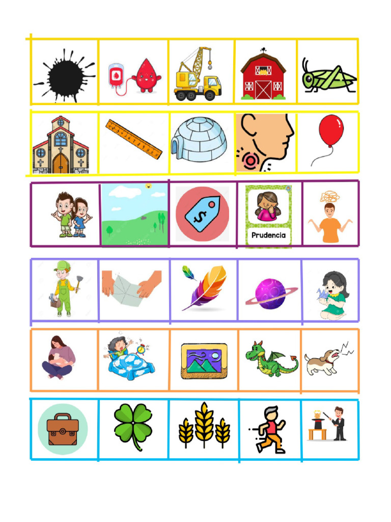 Imágenes de Sílabas Trabadas FR-FL-PR-PL CR-CL | PDF