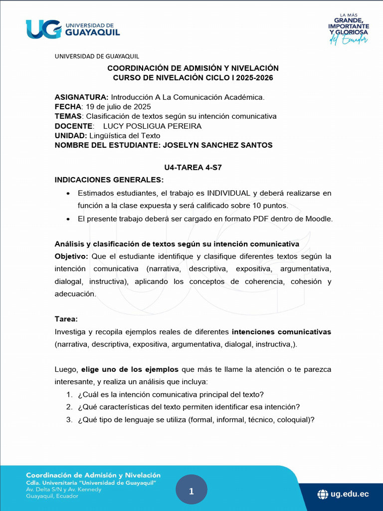 U4-TAREA 4-S7 Joselyn | PDF