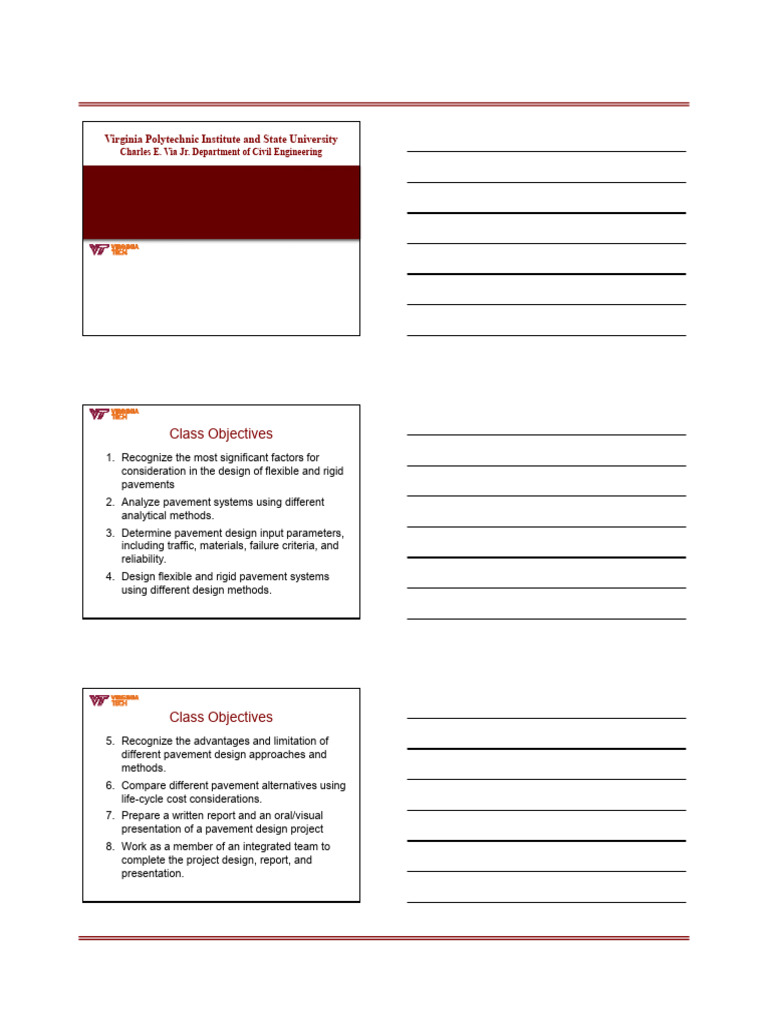 Pavement Design and Management Course Overview | PDF | Road Surface | Road